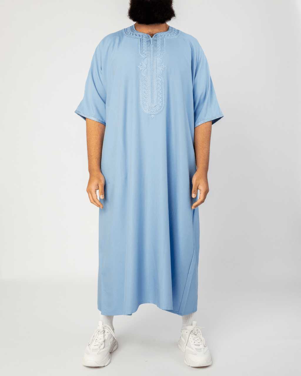 Marokkaanse Kandora Legacy Blauw | Luxe Islamitische Herenkleding ...